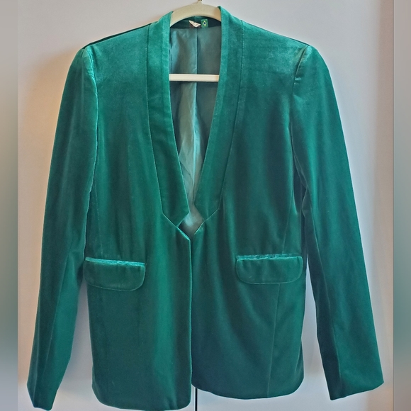 FARM Rio | Jackets & Coats | Farm Rio Womens Velvet Blazer | Poshmark